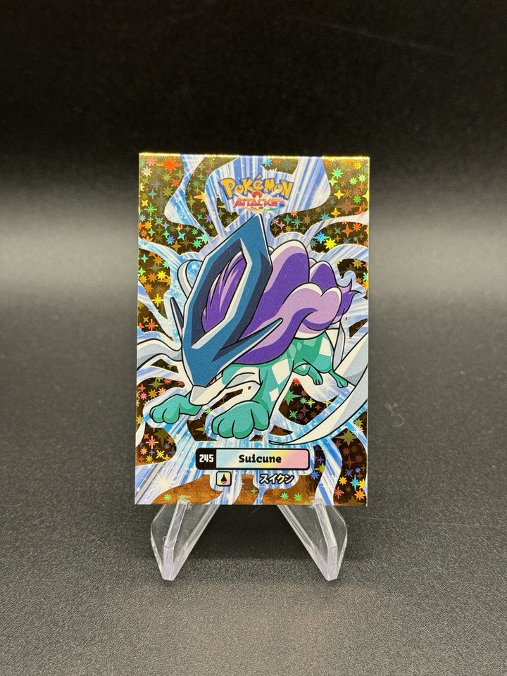 Pokemon Suicune 2025 Card Database Attacks 2 Gold Star Holo Peru US ...