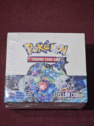 Pokemon TCG Stellar Crown Booster Box Lot #2 - (NEW & SEALED) | eBay