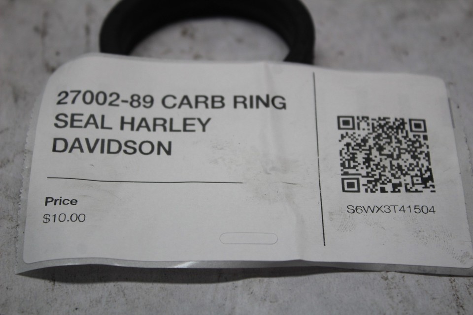 27002-89 CARB RING SEAL HARLEY DAVIDSON | eBay
