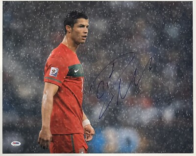 Cristiano Ronaldo Autograph Signed Soccer 16x20 Photo PSA | eBay