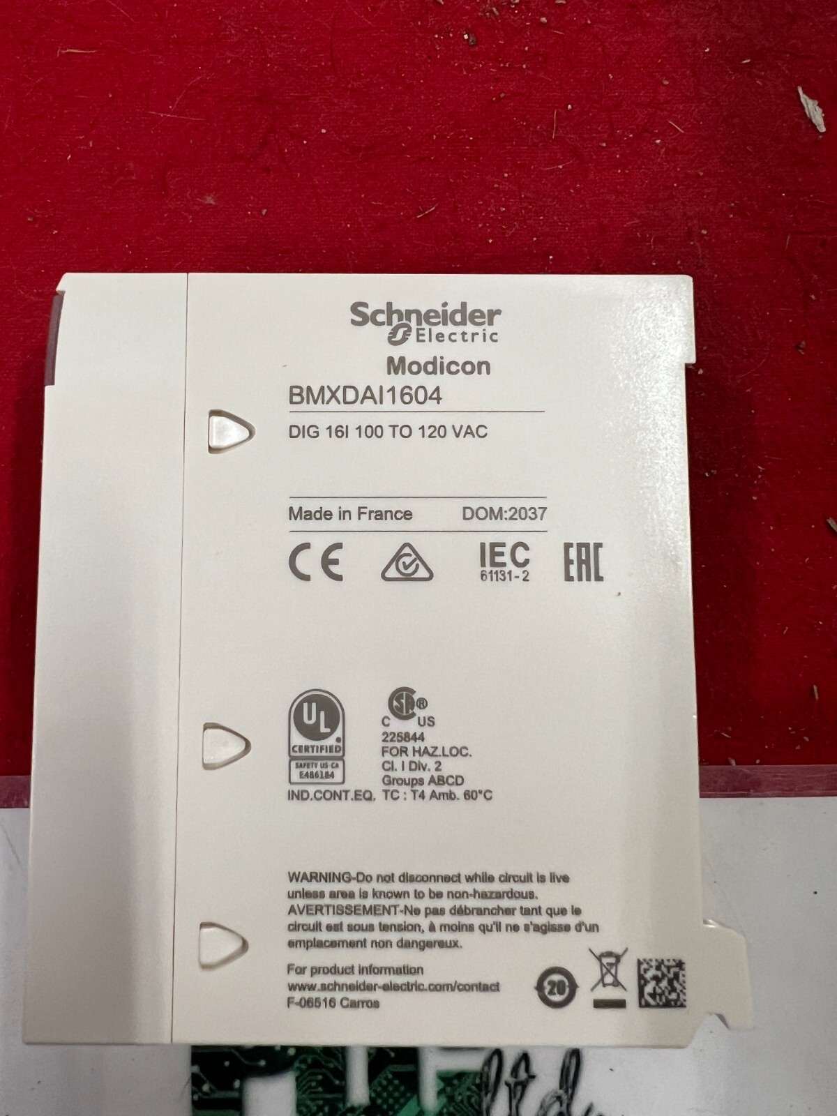 BMXDAI1604 Used Tested Schneider Electric Modicon BMX-DAI-1604 | eBay