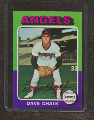 1975 Topps Baseball #64 Dave Chalk, California Angels, NM-MT, Centered ...