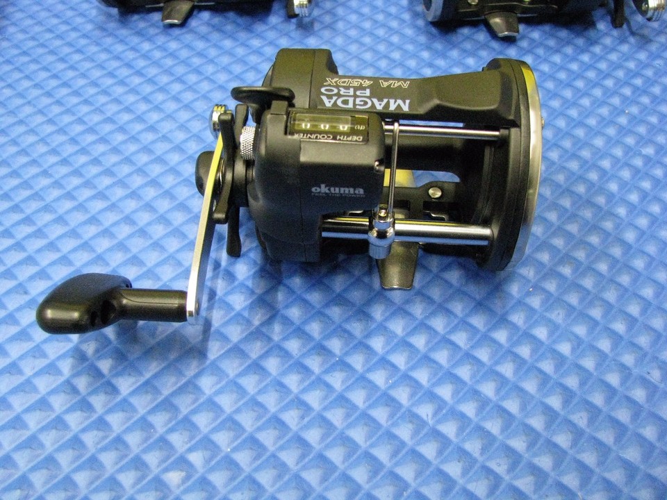 Okuma Magda Pro Line Counter Trolling Reel With Auto Trip MA 45DX | eBay