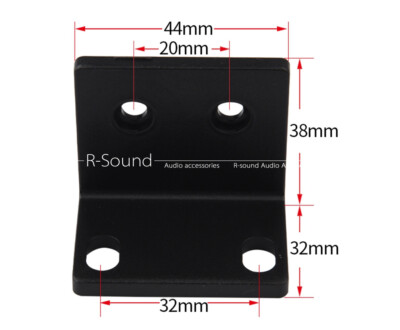 10pc Metal iron angle code 1U cabinet angle code bracket universal L ...