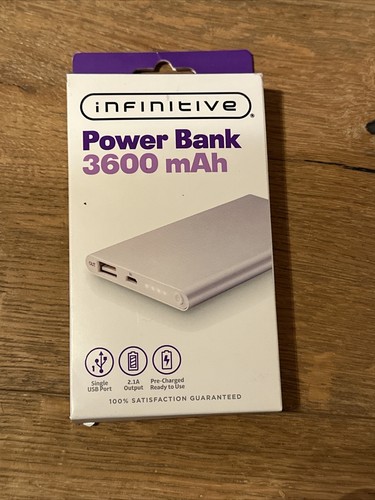 Infinitive Power Bank 3600 mAh, Portable Rechargeable Battery Back Up ...