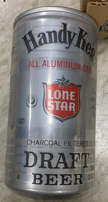 LONE STAR DRAFT "Handy Keg" single city S/S beer can | eBay