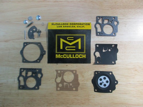 McCulloch Mac 10-10 Pro Mac 55 and 555 Chainsaw Carburetor Kit Mac 10 ...