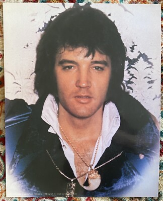 NEW NOS ELVIS PRESLEY COLOR PHOTO 8” X 10” - ELVIS WITH CHAINS | eBay
