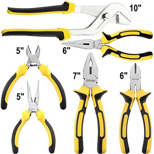 24 Pieces Homeowner Tool Set Home Repair Hand Tool Kit With Portable ...