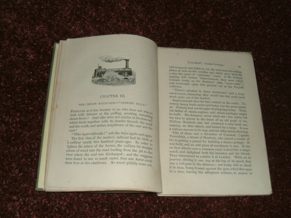 very rare PUFFING BILLY" & The Prize "Rocket;" Mrs. H. C. Knight 1884 ...