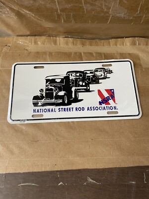 NEW! NATIONAL STREET ROD ASSOCIATION LICENSE PLATE Hot Rods Roadsters ...