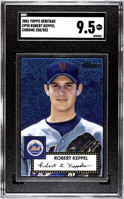 2001 Topps Heritage Chrome /552 Bob Keppel Robert Keppel #CP90 Rookie ...