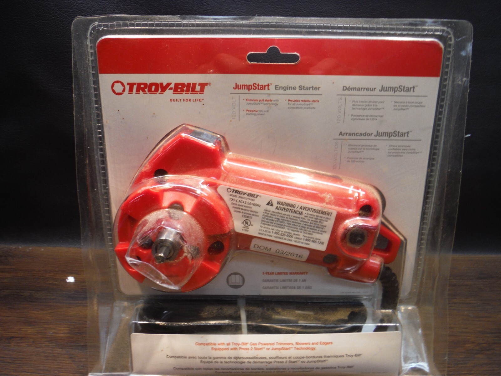 Troy-Bilt 120V Press 2 Start Electric Starting System for sale online ...