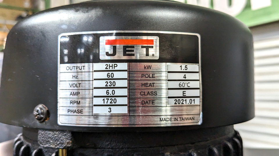 JET 20" Drill & Tap Press JDP-20EVST-230 3MT, 230V 1PH 354225 Scratch ...