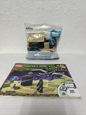 Lego Minecraft 21151 - The End Battle - USED - 97% complete w/ MINFIGS ...