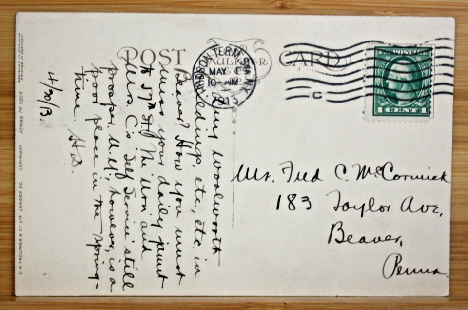 A/S Ivy Millicent James Dutch Boy Cigar Fence Newspaper Wood Shoes Dog ...