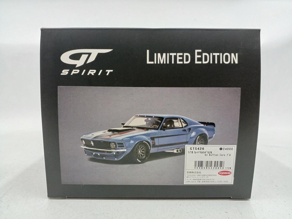 KYOSHO BY RUFFIAN ARS Blue Ford Mustang 1970 | eBay
