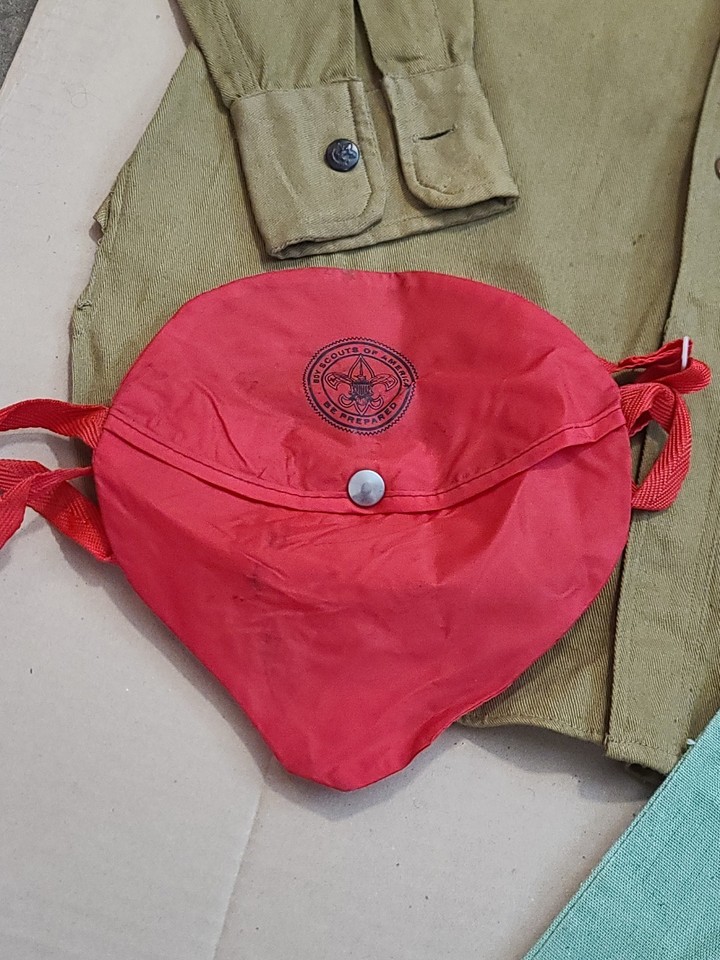 *RARE* 1940's BSA Boy Scouts Shirt Uniform w/ Patches + Tote Bag ...