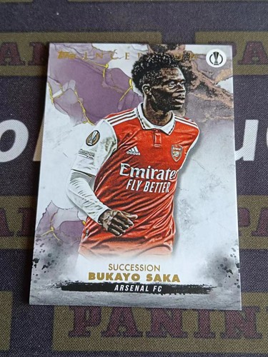 2022-23 Topps Inception UCC Bukayo Saka Succession Arsenal FC England ...