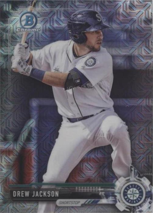 2017 Bowman - Chrome Prospects Drew Jackson #BCP99 Refractor (RC) for ...