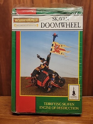 Warhammer Skaven Doomwheel Metal OOP Clan Skryre War Machine OPEN BOX ...