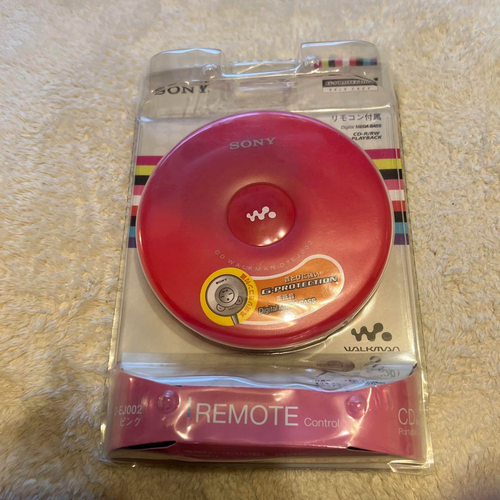Sony D-EJ002 Portable CD Walkman Red G-Protection Shock Resistant Japan ...