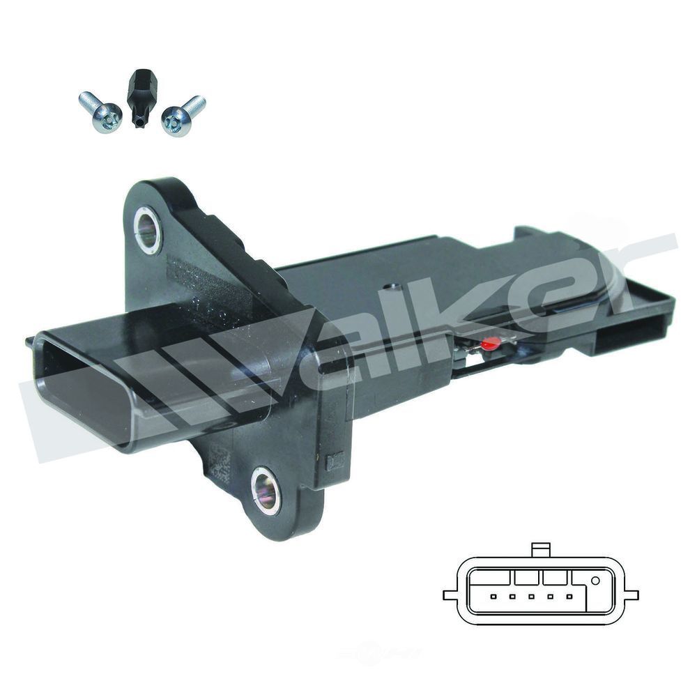 Mass Air Flow Sensor-Sensor Only Walker Products 245-1258 for sale ...