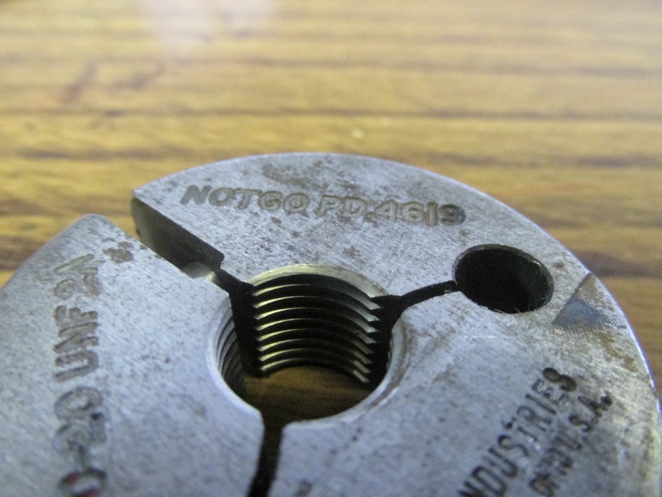 Go & No Go Thread Ring Gage Set 1/2"-20 UNF-2A | eBay