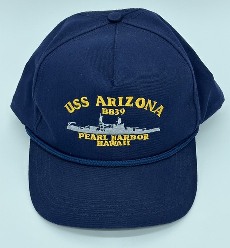 USS Arizona BB39 Pearl Harbor Hawaii Baseball Cap Hat Adjustable ...