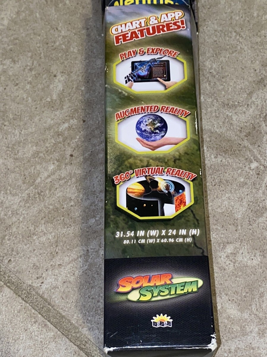 Interactive Wall Chart Of The Solar System Poster With Augmented