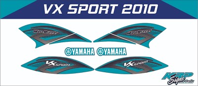 YAMAHA WAVERUNNER VX SPORT 2010 Graphics / Decal / Sticker Kit TEAL | eBay