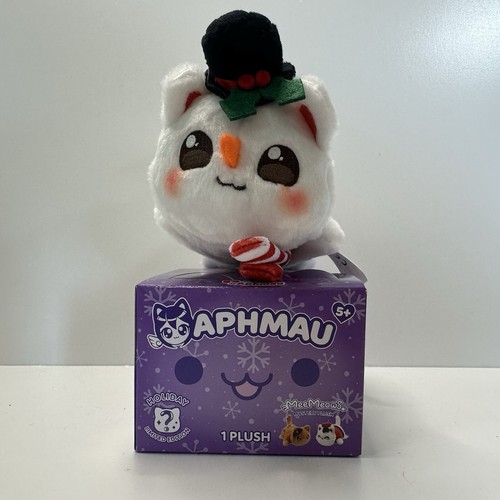 Aphmau Meemeows Holiday Christmas Snowman Cat Plush Toy Genuine ...