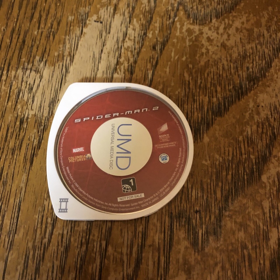 Spider-Man 2 (Sony PSP 2005) UMD Movie PlayStation Portable DISC ONLY ...