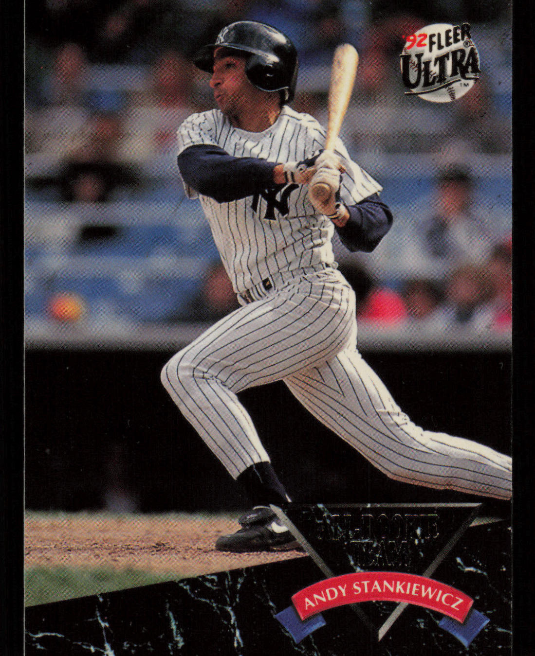 1992 Ultra All-Rookie Team Andy Stankiewicz #2 New York Yankees ...
