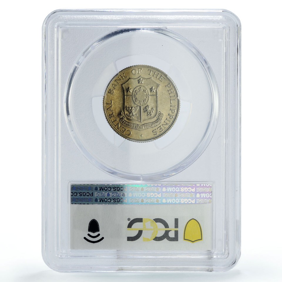Philippines 25 centavos Regular Coinage Liberty KM189.1 MS66 PCGS CuNi ...