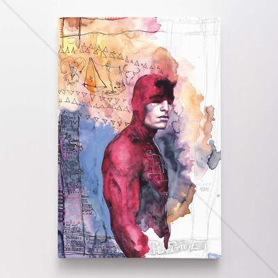 Daredevil Poster Canvas Textless Vol 2 #24 Comic Book Art Print | eBay ...