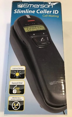 NEW Emerson Slimline Caller ID Lighted Ringer Speed Big Button Keypad ...