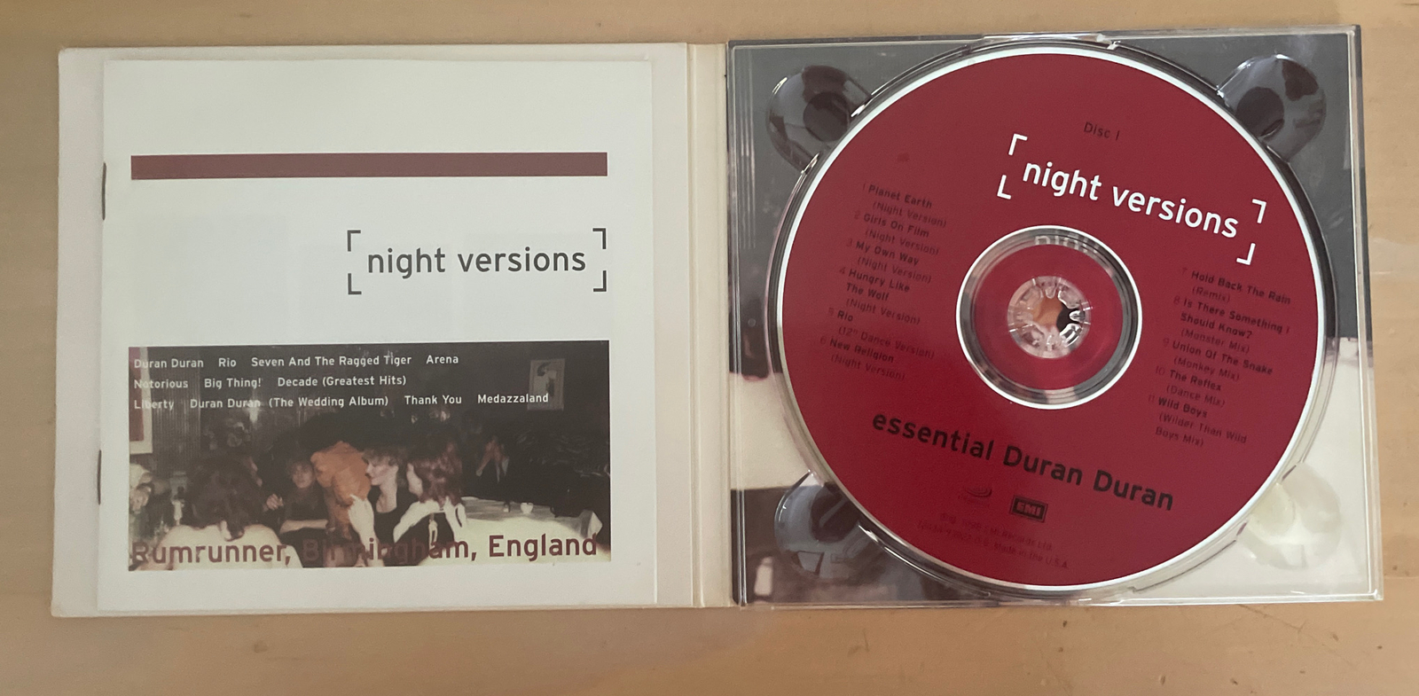 DURAN DURAN - "Night Versions: Essential Duran Duran" Rare Art Exchange ...