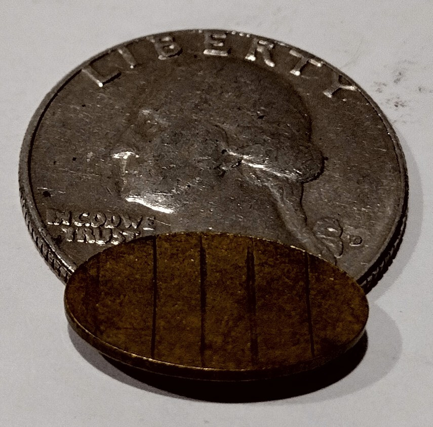 10PC BRASS ORIGINAL SKOAL EST. 1934 TOBACCO INLAY SHIELD KNIFE HANDLES ...