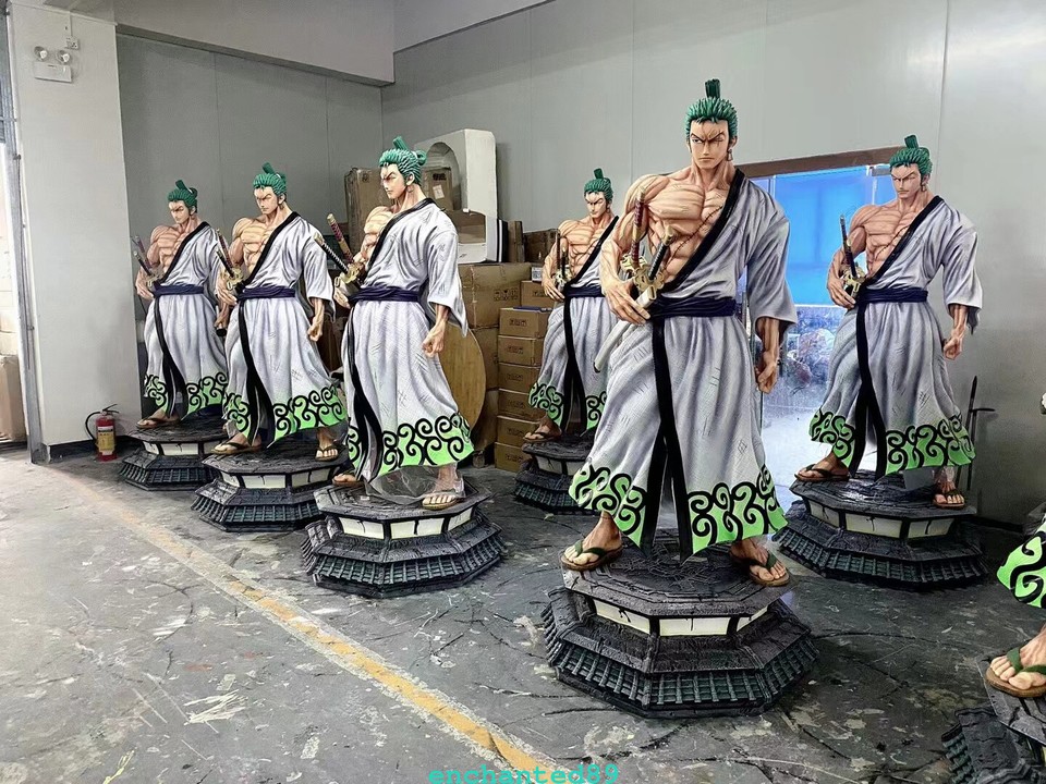 TT Studio TTS One Piece 1/1 Life Size Roronoa Zoro Resin Painted ...