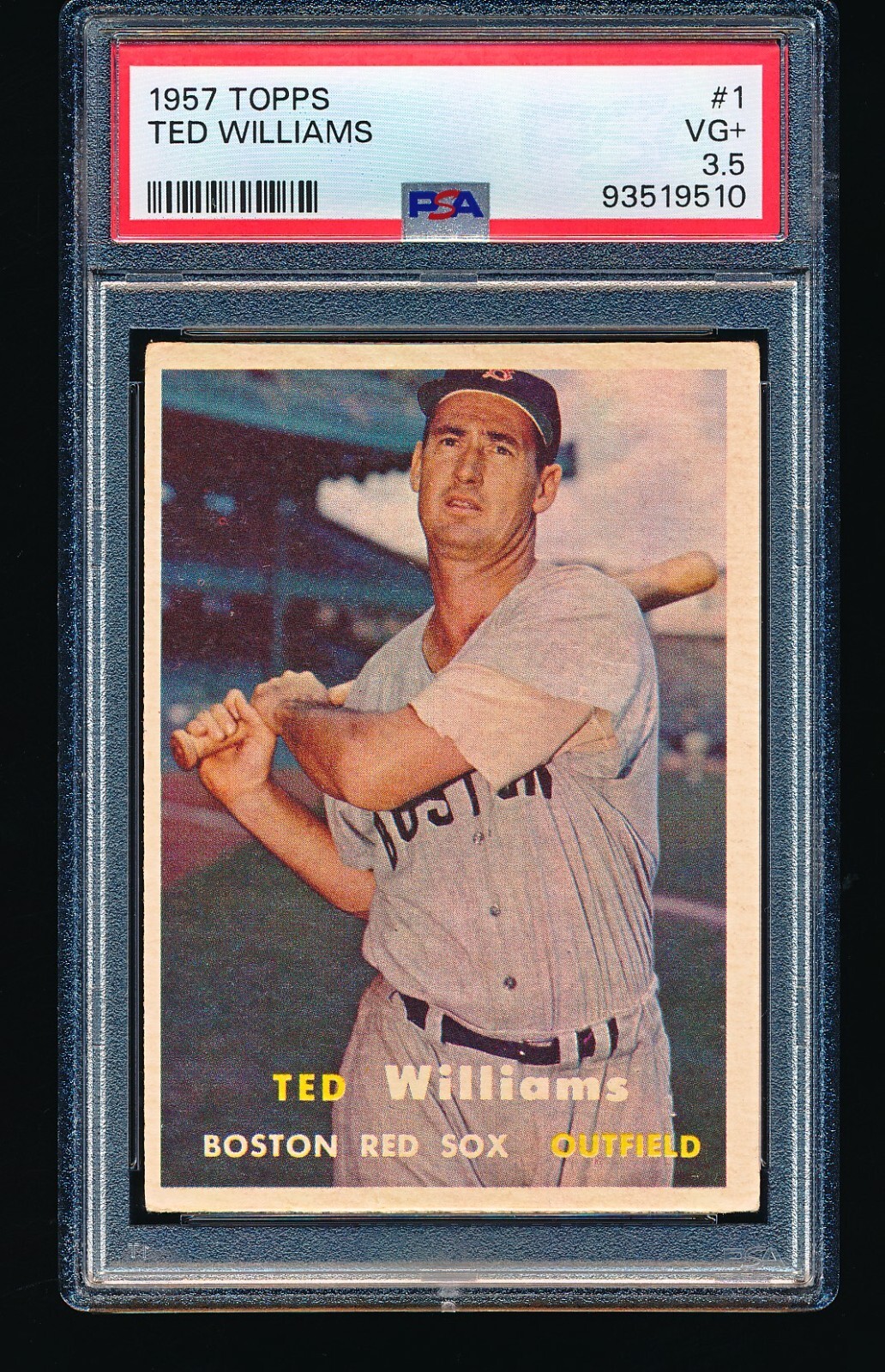 1957 Topps TED WILLIAMS #1 PSA 3.5 | eBay