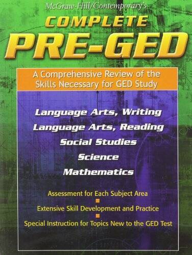 Complete Pre-GED (GED Calculators) - Paperback By Contemporary - GOOD 9780072863567| eBay