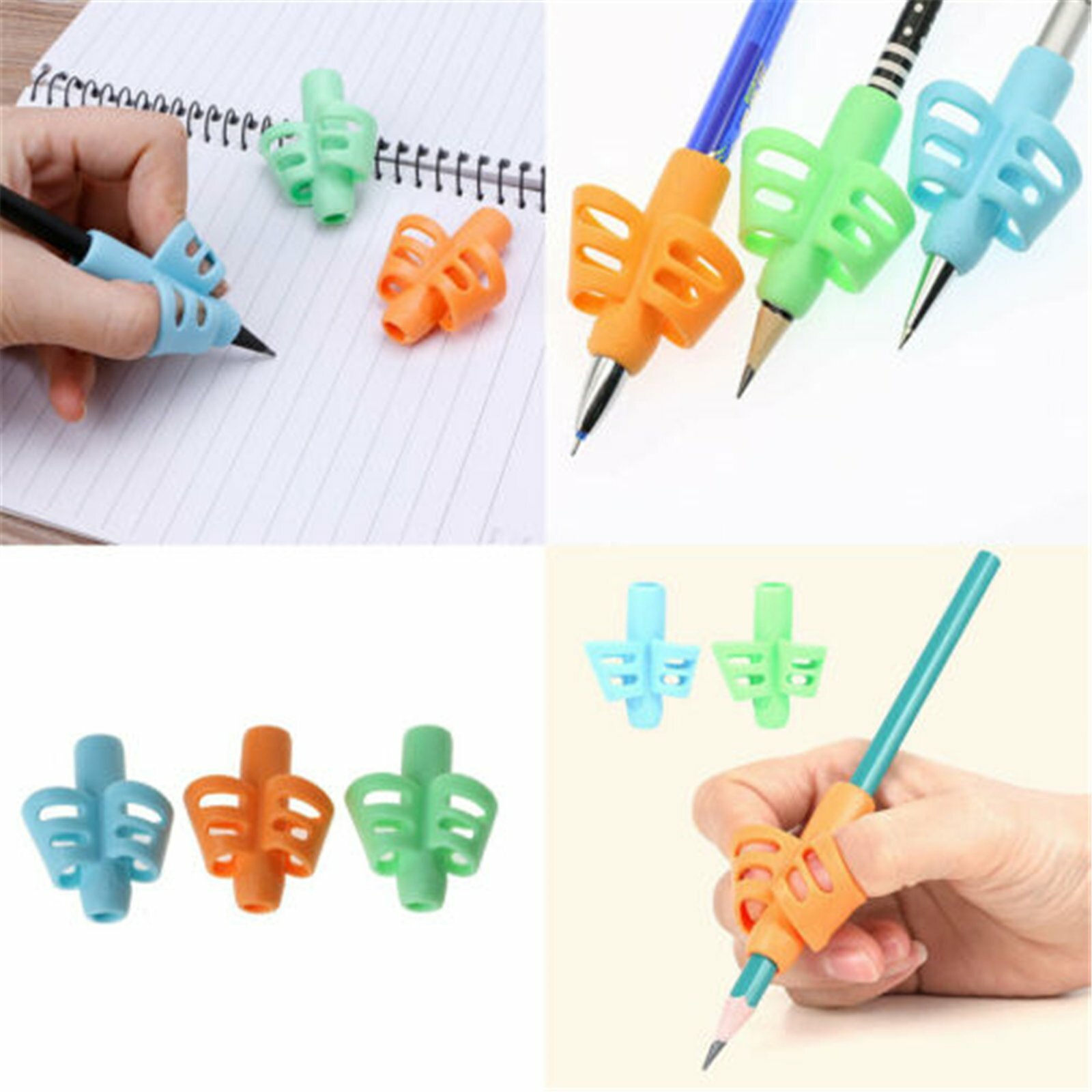 3Pcs Set Children Pencil Holder Pen Writing Aid Grip Posture Tools ...