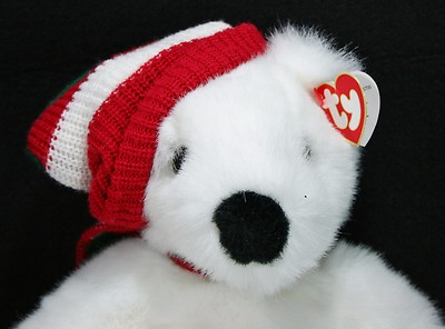 Ty Classic Holiday Bear Style 5700 Plush Stuffed 15" Stuffed Floppy ...