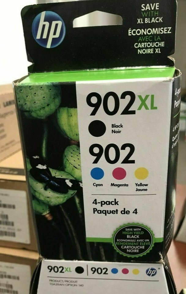 Genuine HP 902 ink cartridge Combo-B/C/M/Y for HP 6978 Printer-OEM-4PK ...