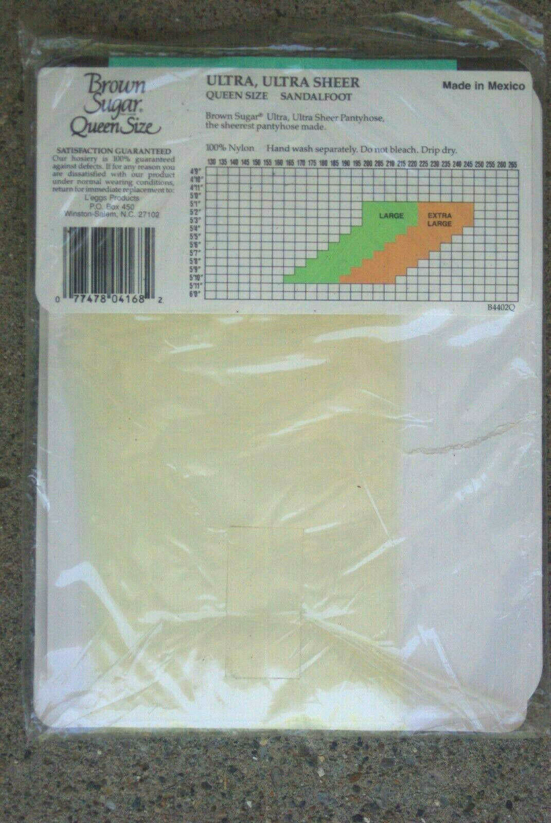 Brown Sugar Pantyhose QueenSize by L'Eggs Ivory Ultra Ultra Sheer ...