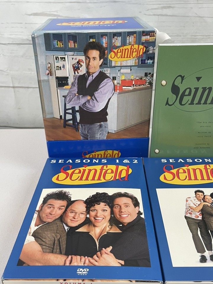 Seinfeld DVD Box Set Complete Seasons 1 2 3 With 40 Episodes Monks ...