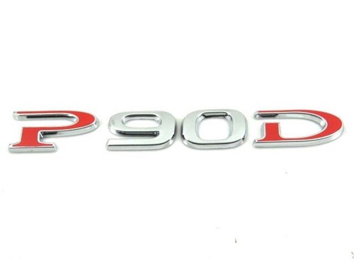 Genuine New TESLA P90D REAR BADGE Boot Trunk Emblem For Model S 2012 ...