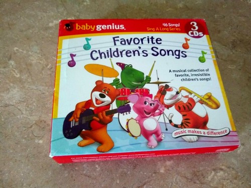 Favorite Children Songs-- Baby Genius 3 Audio CDs - FREE SHIPPING | eBay UK