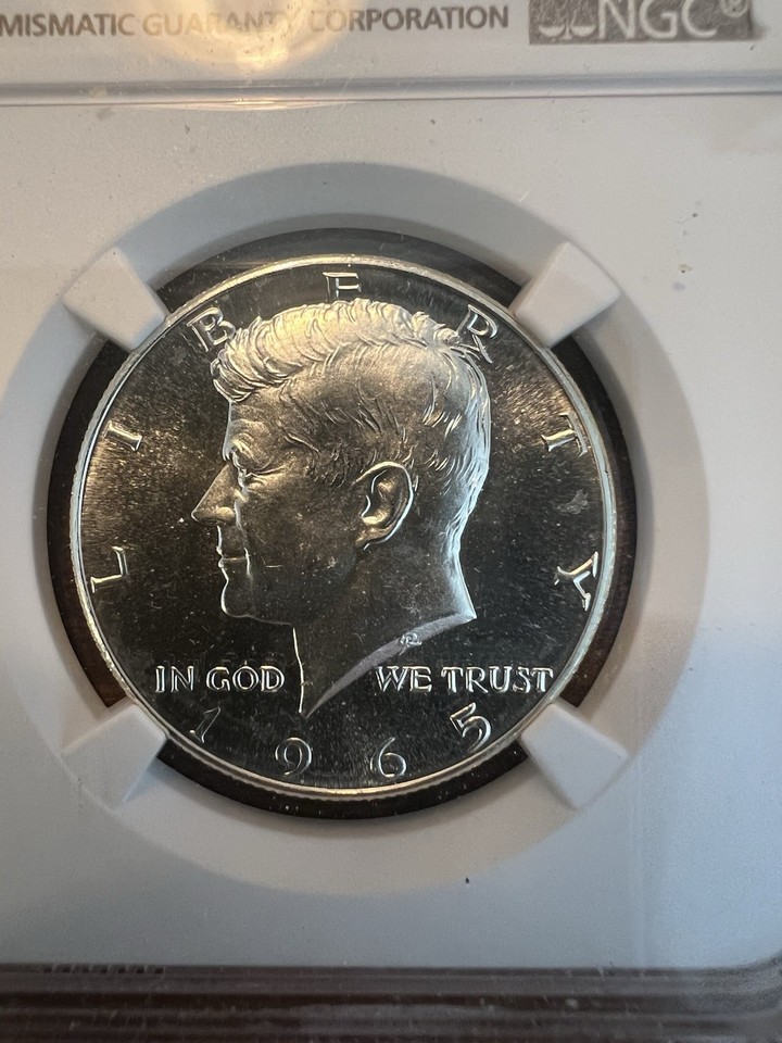 1965 SMS Kennedy Half Dollar NGC MS 67* STAR - Looks Cameo - Really ...